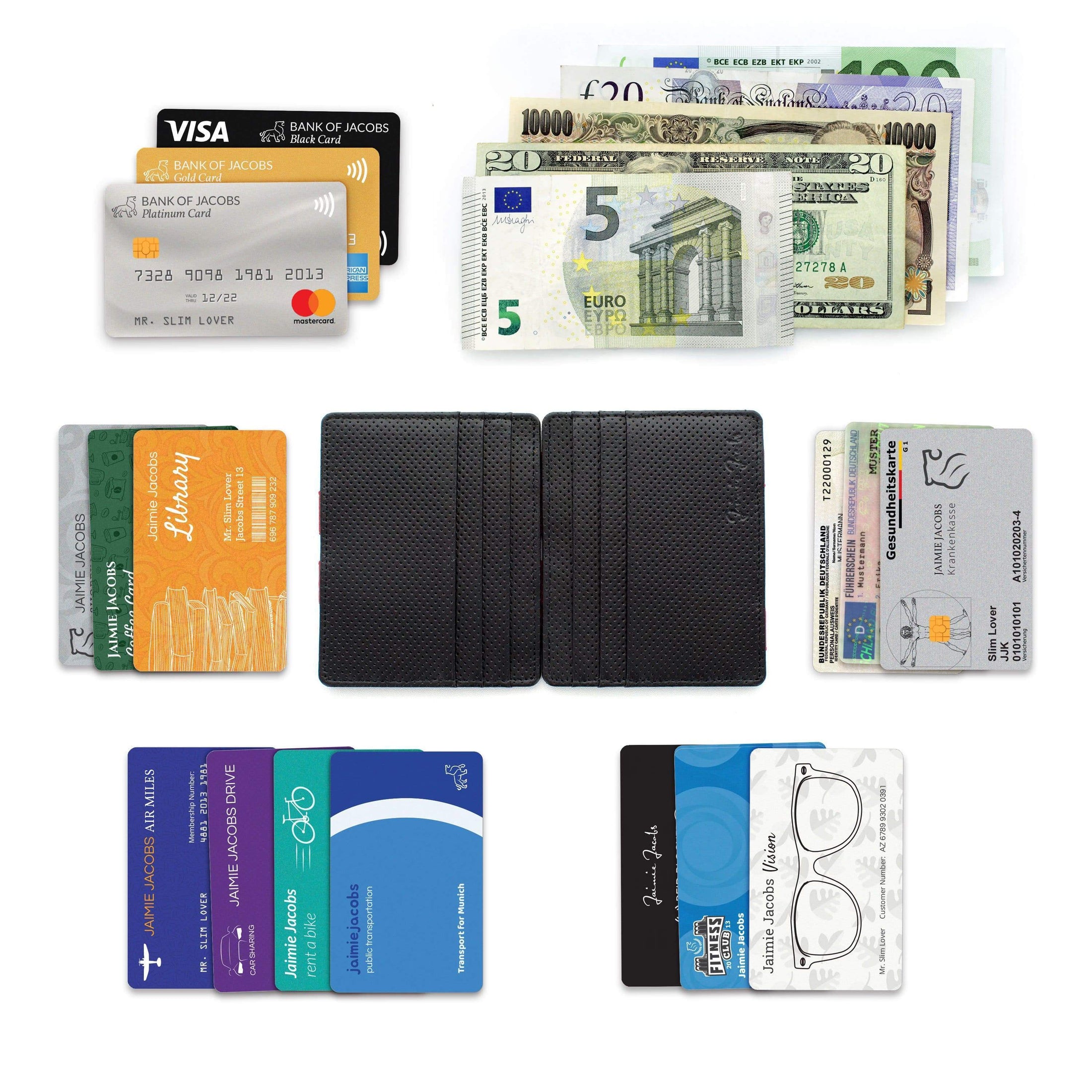 Flap Boy Slim ohne Münzfach Magic Wallet - Limitierte Edition – Jaimie ...